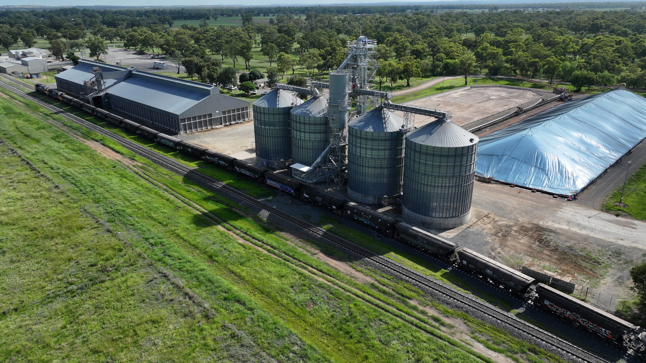 GrainCorp Red Bend rail siding open for business - GrainCorp